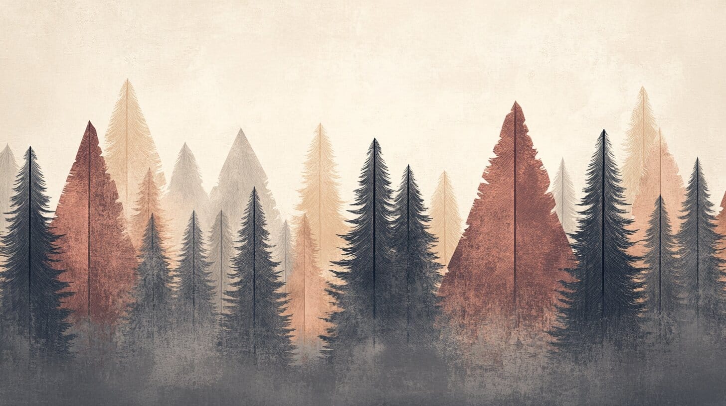 Transform Your Space: The Beauty of Stylized Forest Scene Wall Murals
